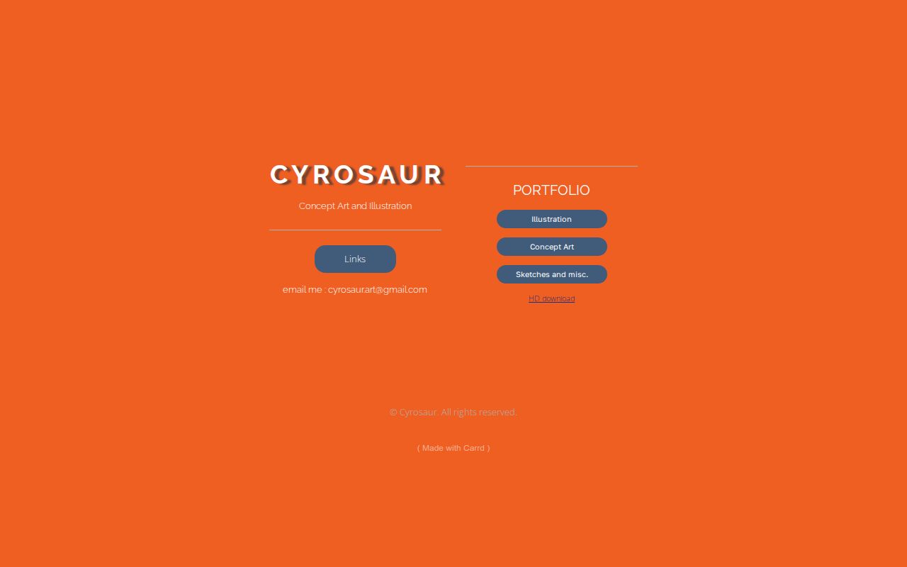 Cyrosaur Portfolio